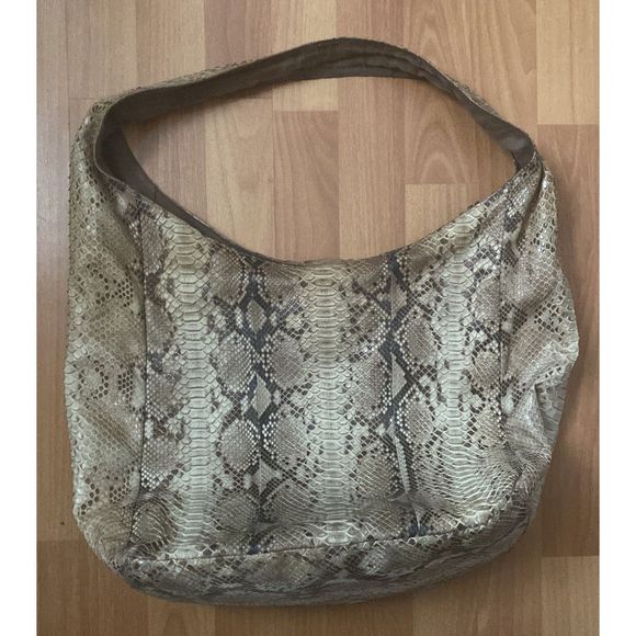 Courage B | Bags | Vintage Courage B Python Extra Large Tote Shoulder ...
